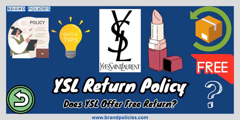 Ysl Beauty Return Policy