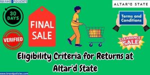 Altard State Return Policy